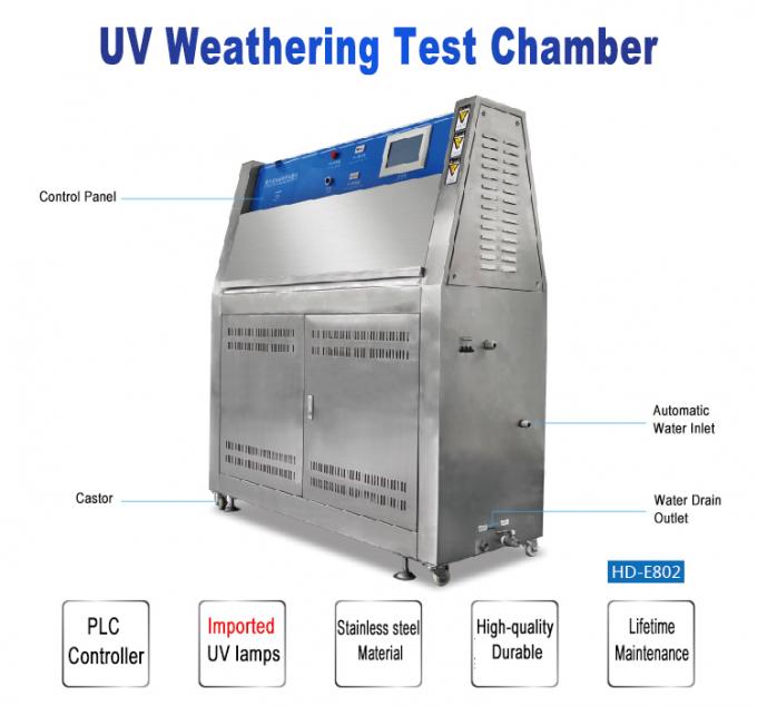 Automatic UV Light Accelerated Aging Testing Chamber for Plastic and Rubber