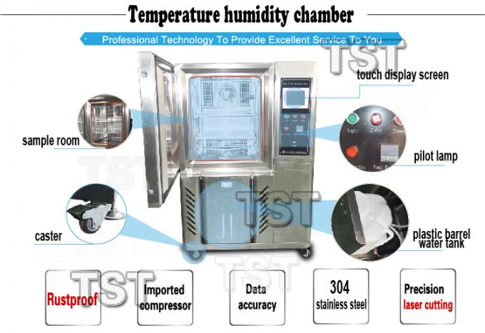 Lab Stainless Steels Constant Temperature Humidity Chamber Material ...