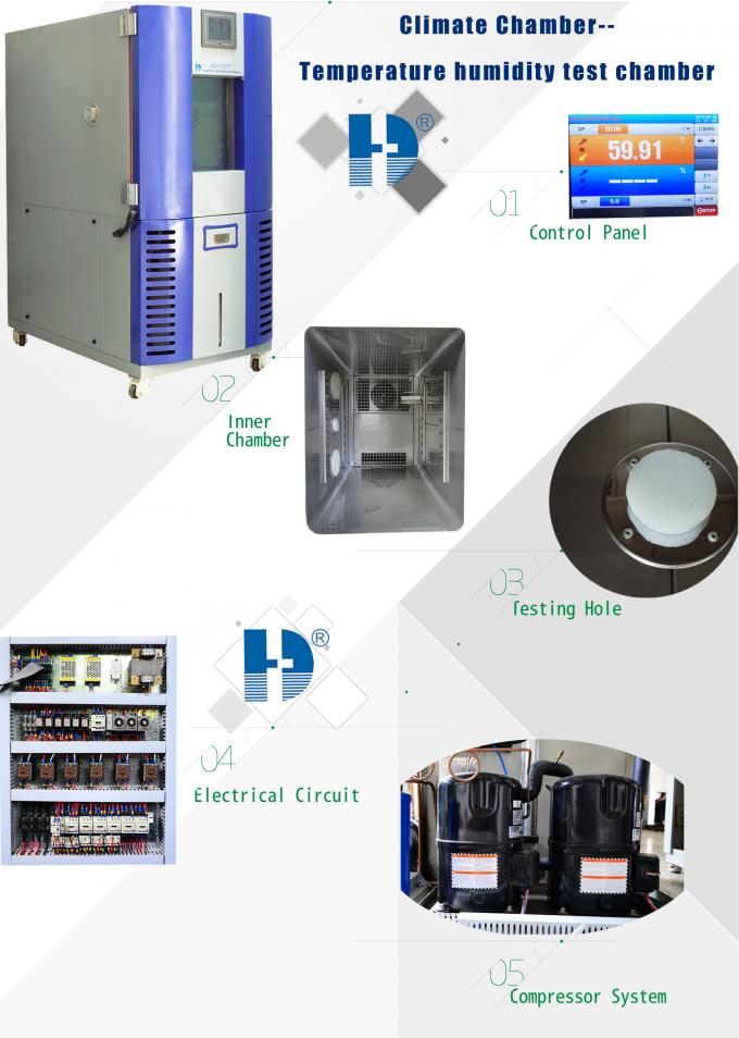 Food Industriy Temperature Humidity Chamber With Climatic Simulation