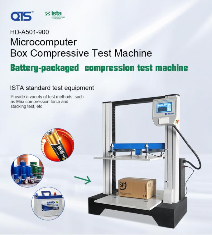 Battery-packaged compression test machine