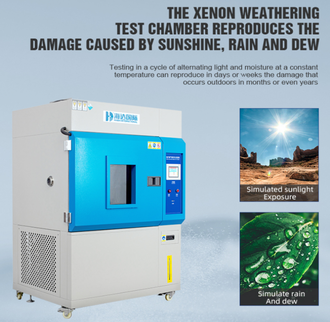 Xenon Lamps Accelerated Aging Test Chamber Full Spectrum Xenon Aging ...