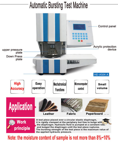 Automatic burst testing machine troubleshooting and maintenance